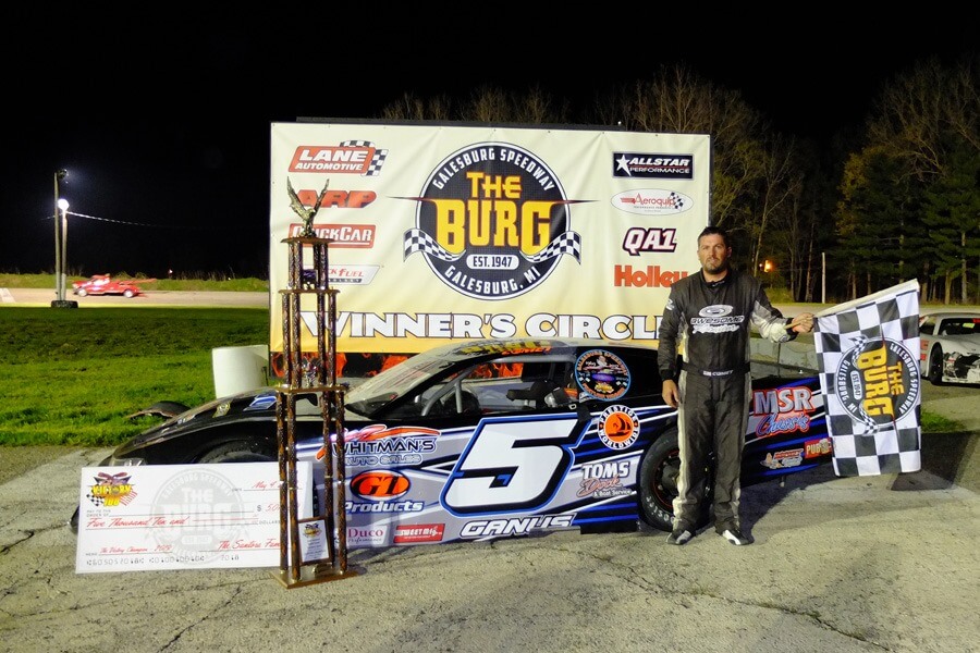 Jeff Ganus Wins The Victory 100 - Results - Galesburg Speedway